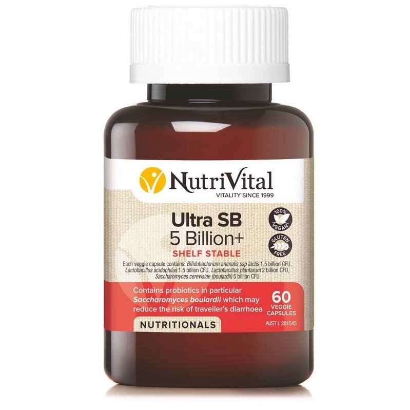 Nutrivital Ultra Sb 5 Billion Plus 60 capsules – Cherish Health